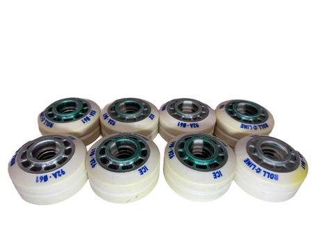 Roll-Line Ice Dance Wheels (Set of 8, 61mm)