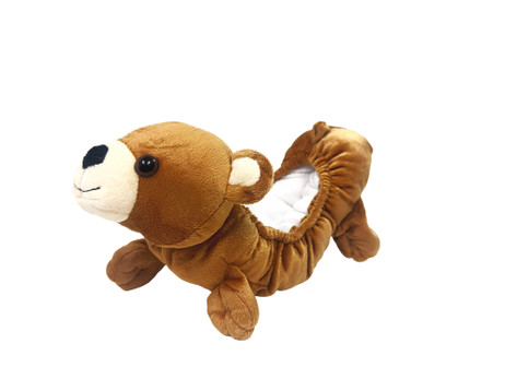 Cuddly Critters Animal Ice Skating Blade Covers - Husky