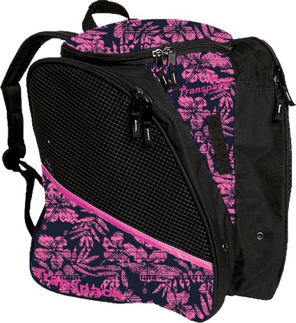 Transpack Ice - Ice skating bag (Pink Tiki Floral)
