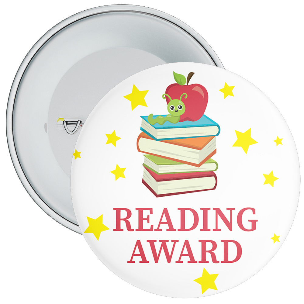 Pack of 20 School Reading Award Badge - The Badge Centre