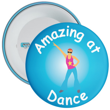 Pack of 20 School Amazing At Dance Badge - The Badge Centre