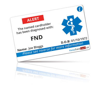 FND Medical I.C.E. Card - The Badge Centre