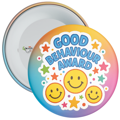 Pack of 20 School Good Behaviour Award Badge - The Badge Centre