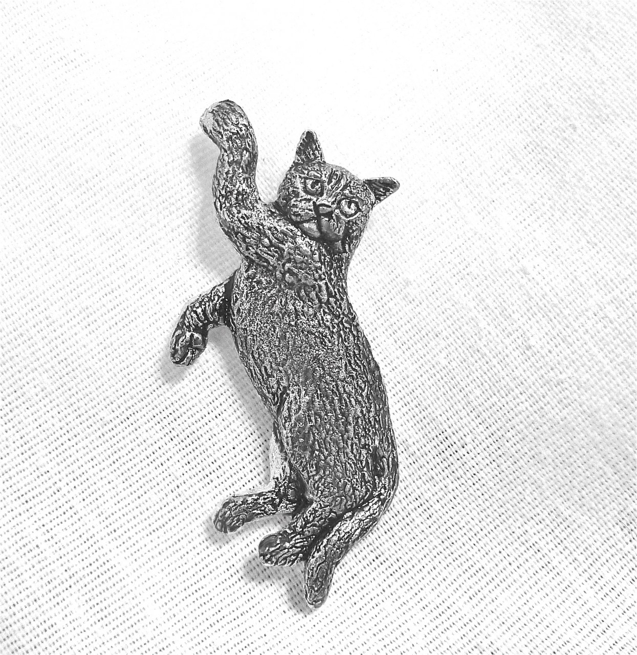 Bengal Cat Pendant medium Sterling Silver - Fazio's Cat Jewelry