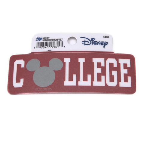 College Mickey Sticker- Maroon - House of Champ