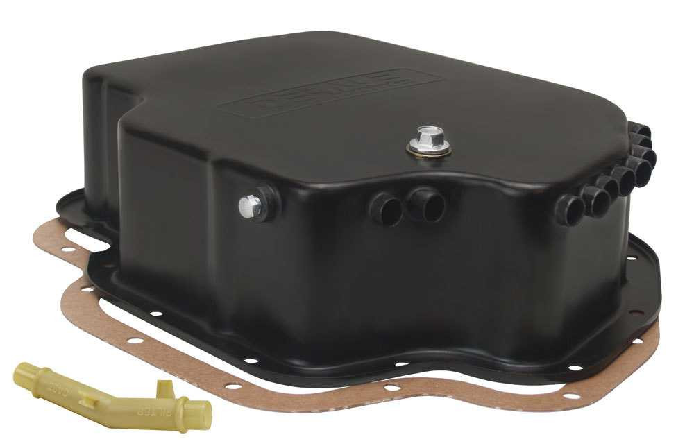 Black Trans Pan GM TH400 Deep Pan DER14202, DERALE