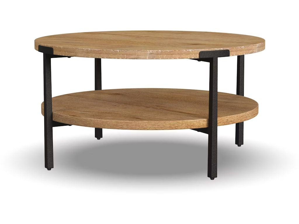 The Millwork Round Coffee Table available at Ruckers Furniture