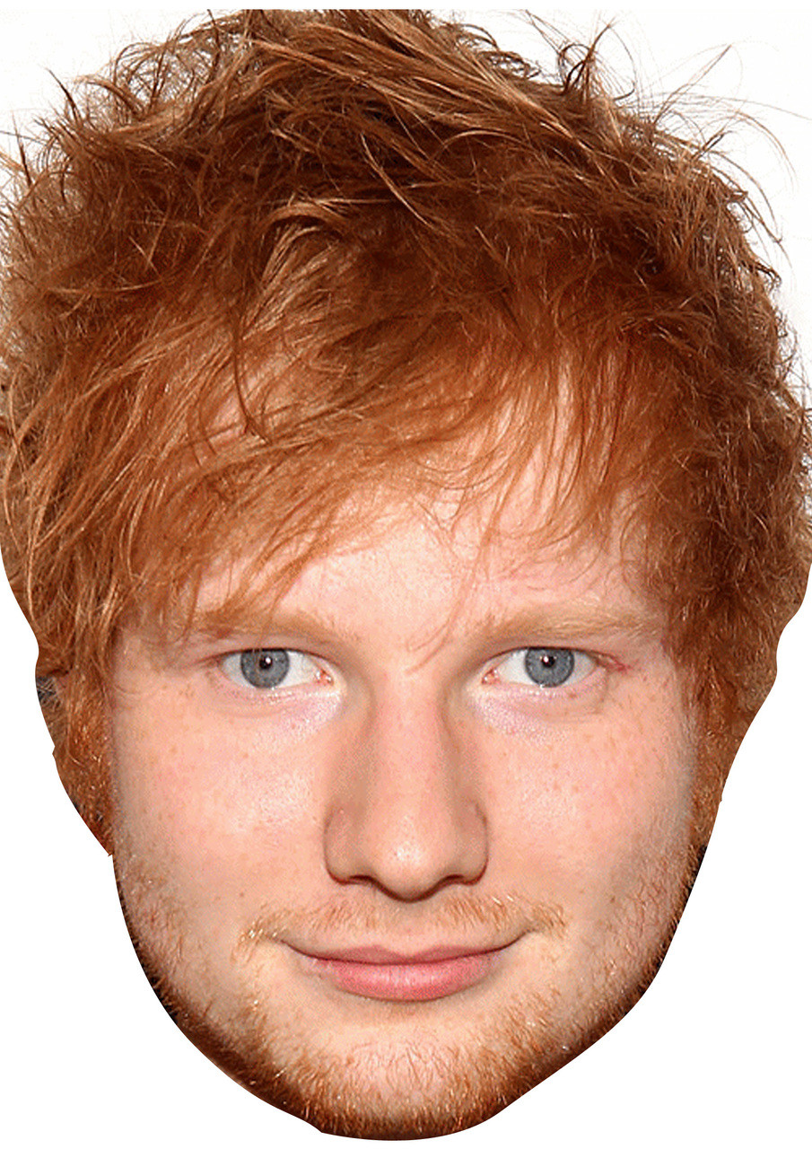 Ed Sheeran Music Face Mask UK | Fancy Dress Party Mask | Music ...