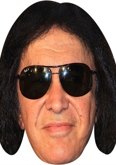Gene Simmons celebrity face mask Fancy Dress Face Mask 2021 - Celebrity ...
