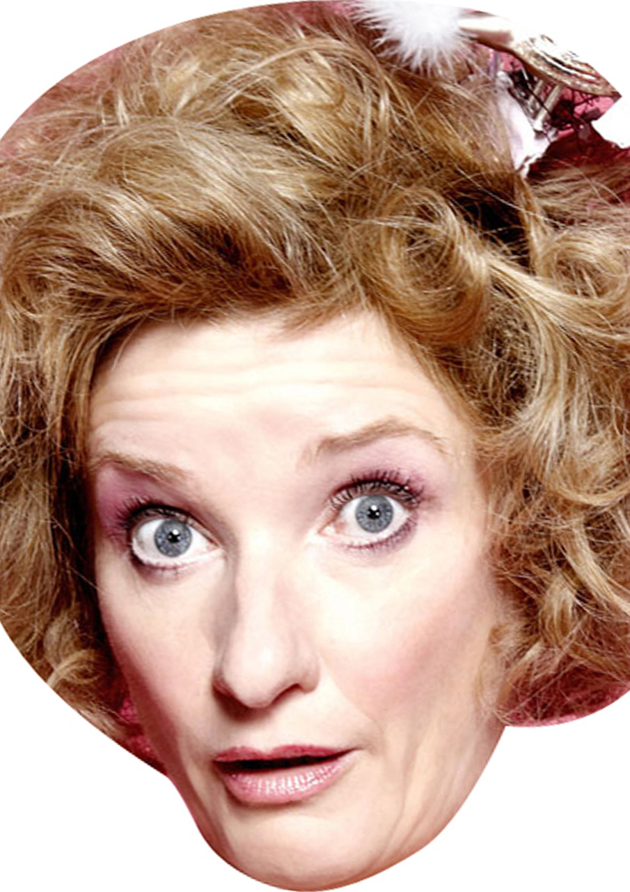 Bubbles ab fab celebrity party face fancy dress - Celebrity-Facemasks.com