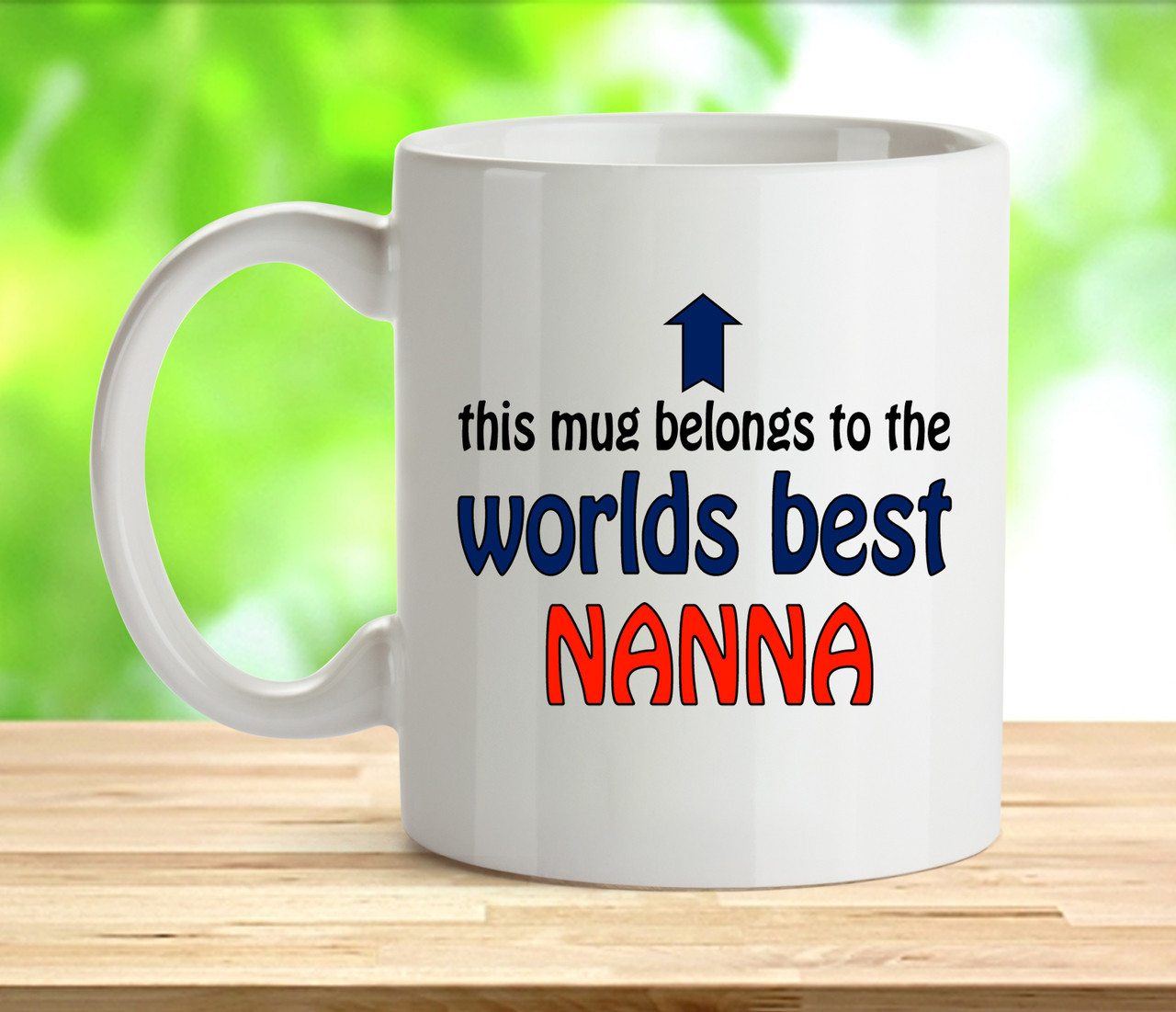Worlds Best Nanna Mug - Celebrity-Facemasks.com