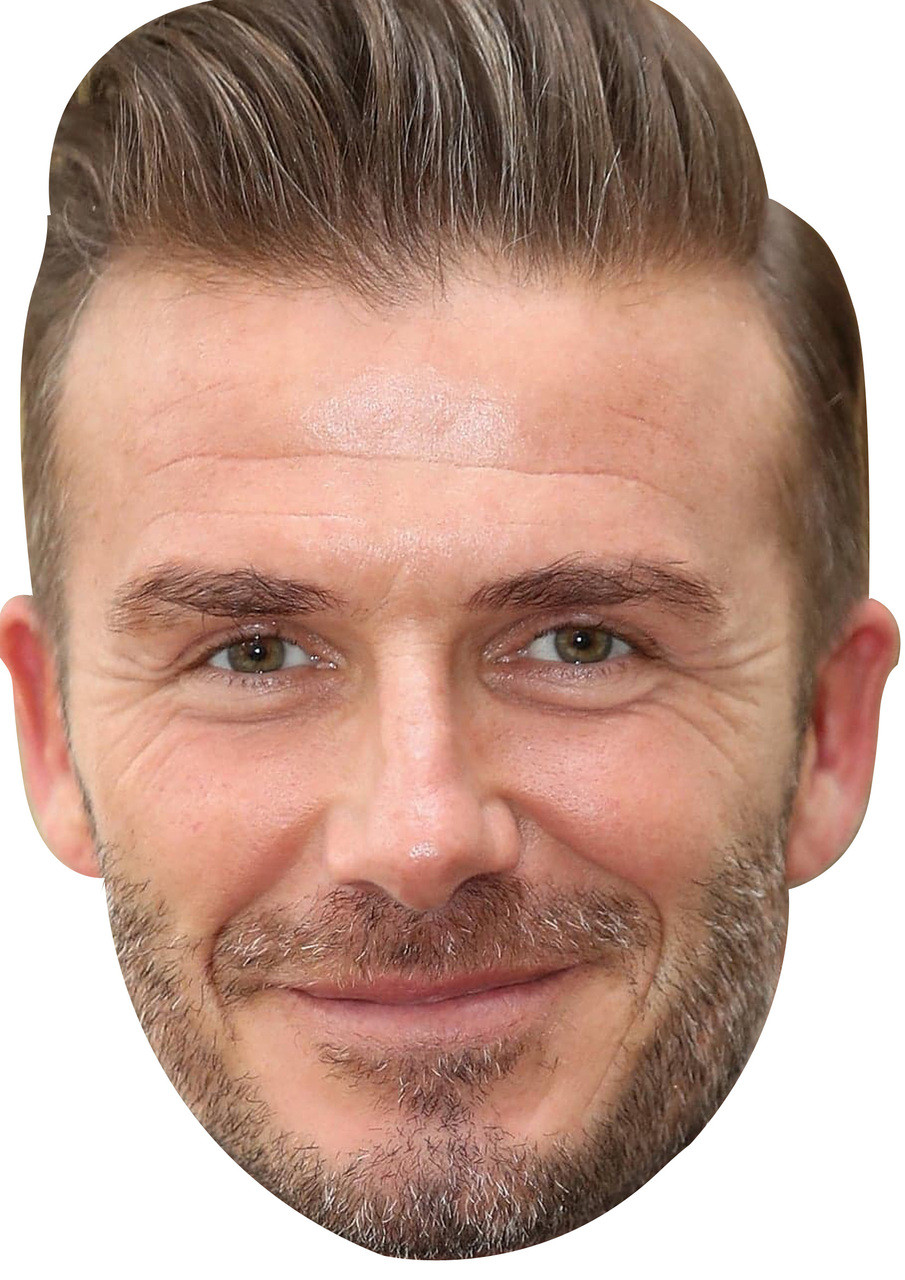David Beckham Football Sensation celebrity Party Face Fancy Dress ...