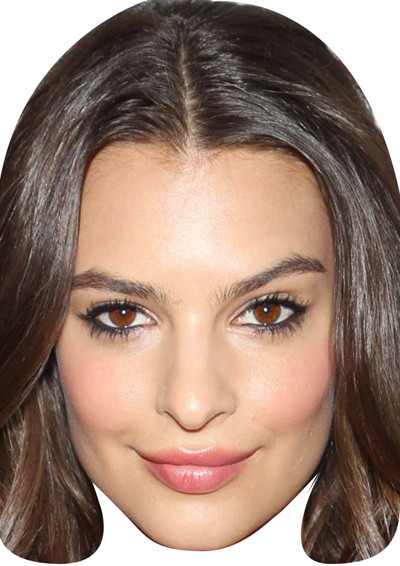 Emily Ratajkowski Movies Stars celebrity face mask Fancy Dress Face ...