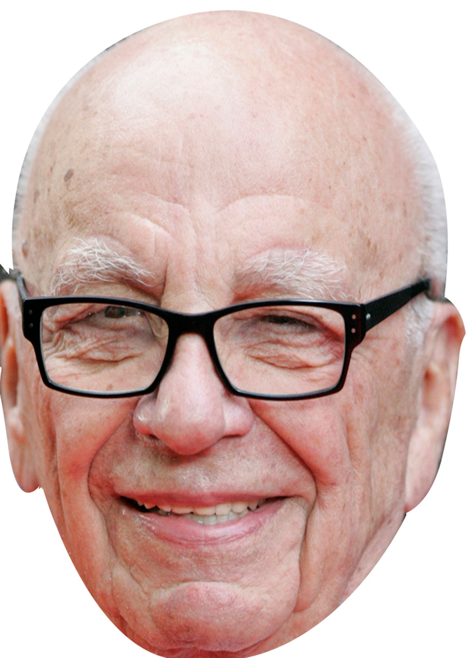 Rupert murdoch uk politician celebrity face mask Fancy Dress Face Mask ...