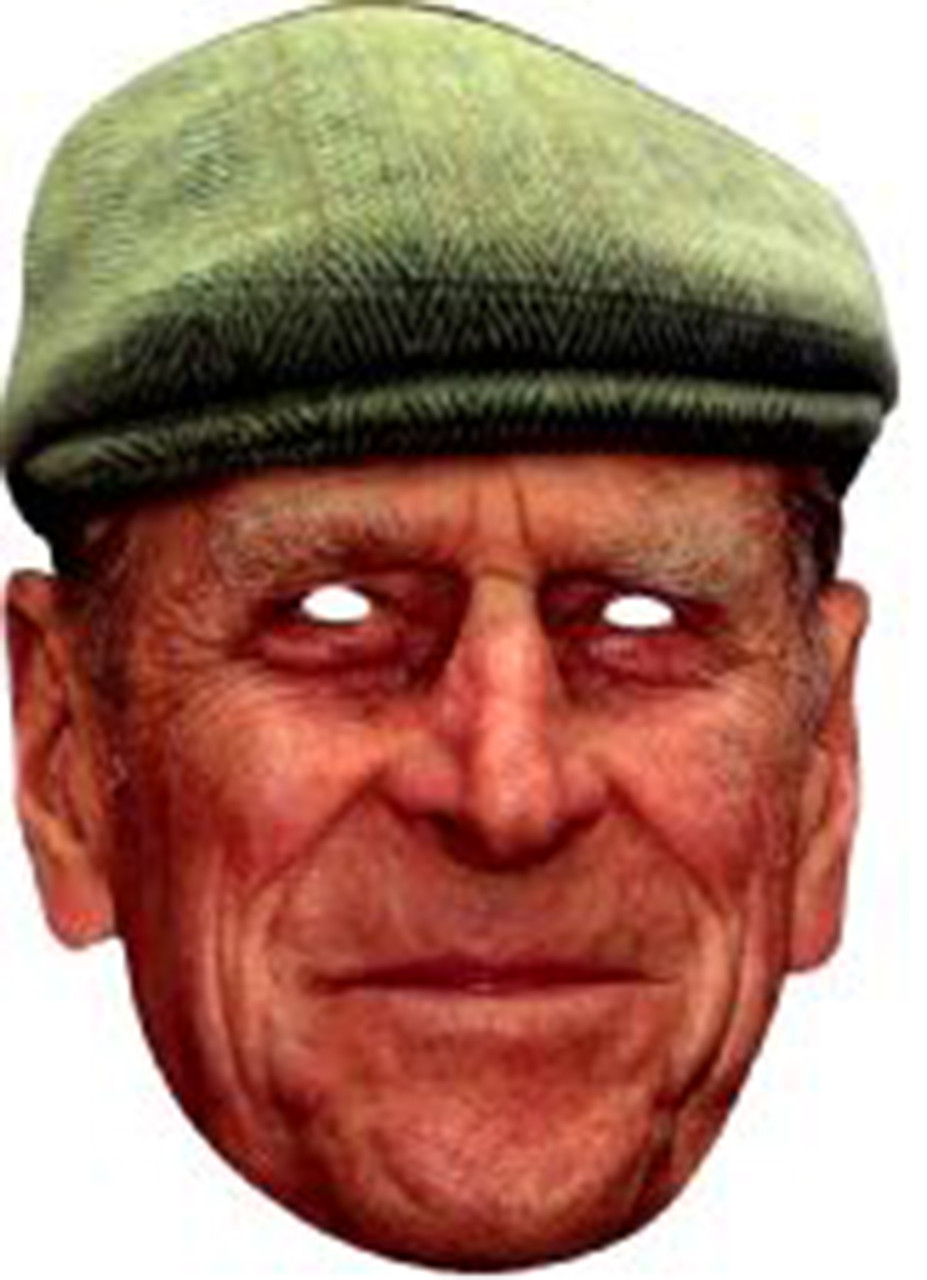 PRINCE PHILIP WITH HAT Fancy Dress Face Mask 2021 JB - Royal Fancy ...