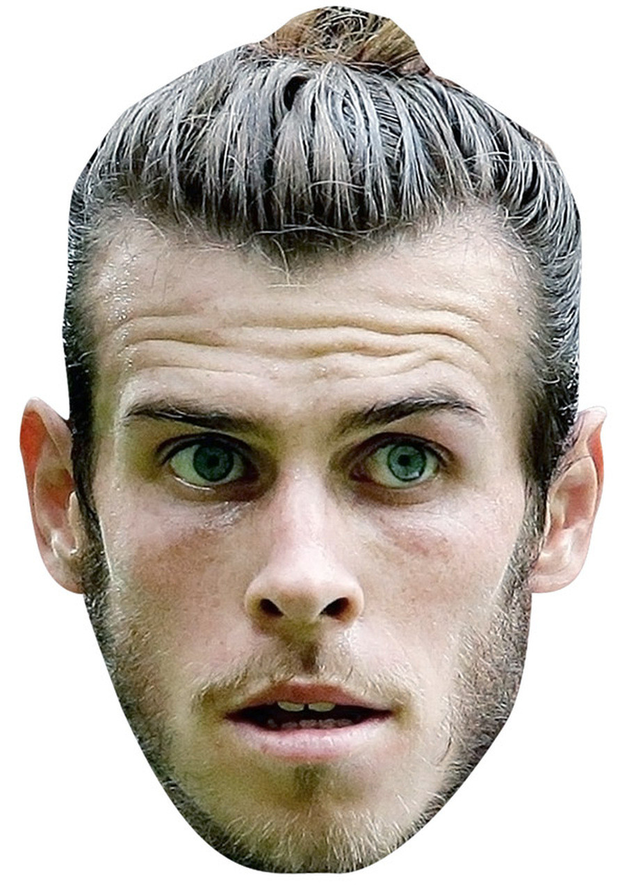 GARETH BALE Euro 2021 Football Party Face Mask - Celebrity-Facemasks.com