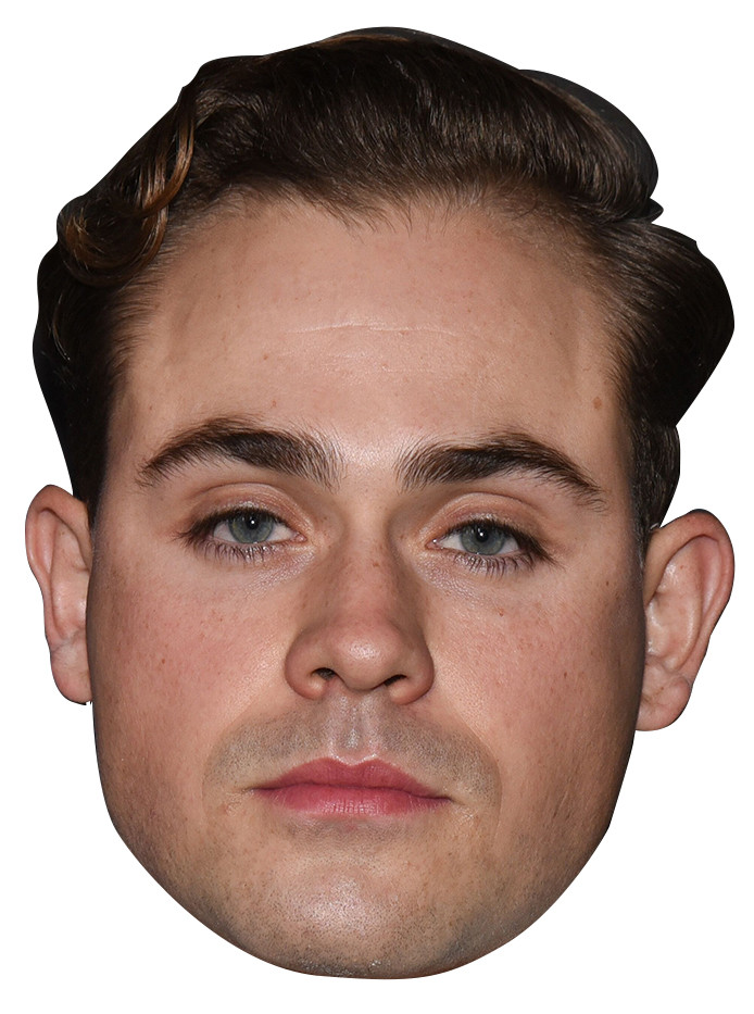 Dacre Montgomery Stranger Things Celebrity Fancy Dress Cardboard face ...