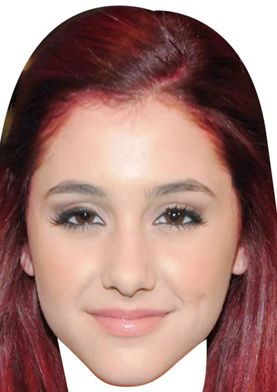 Ariana Grande 2020 Face Music Star celebrity Party Face Fancy Dress ...