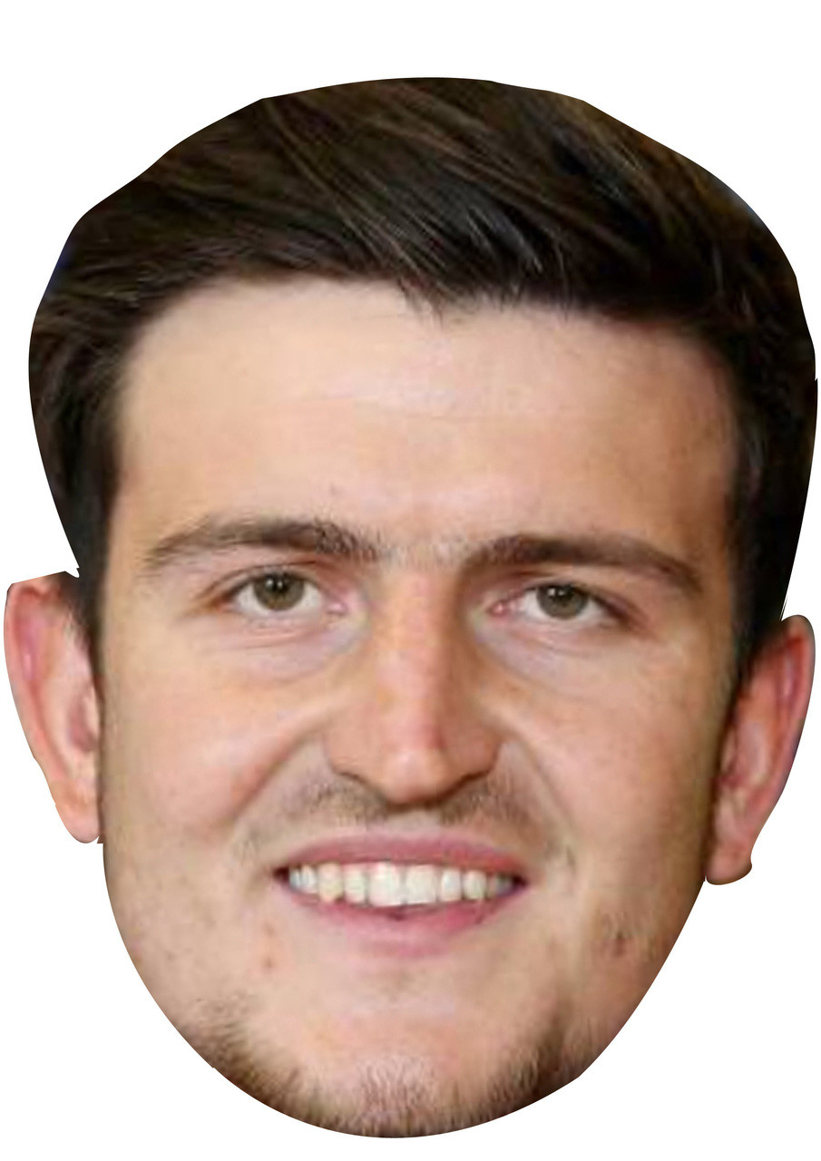 Harry Maguire England Football Sensation celebrity Party Face Fancy ...