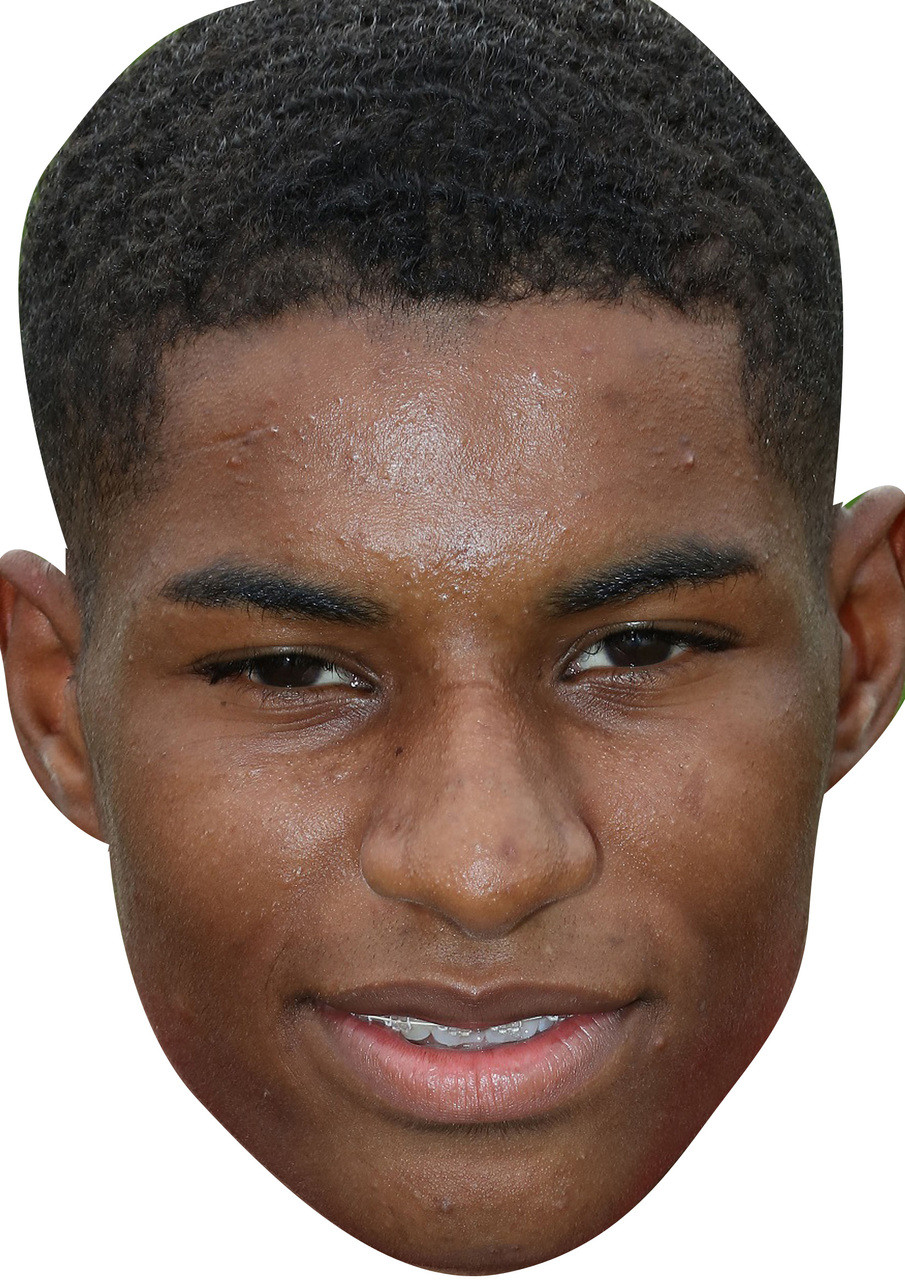 Marcus Rashford England Football Sensation celebrity Party Face Fancy ...