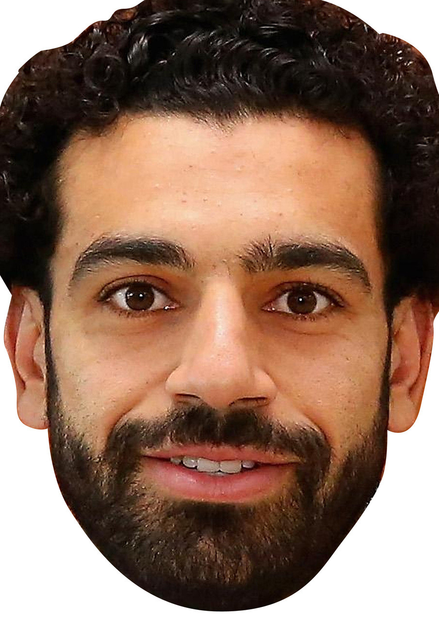 Mohamed Salah Football Sensation Face Mask UK | Fancy Dress Party Mask ...