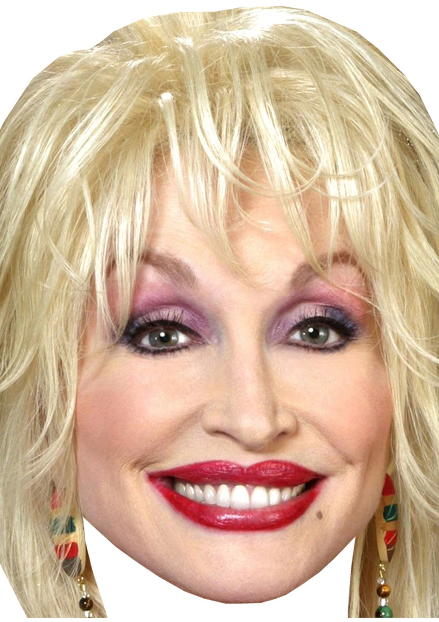Dolly Parton Lipstick Face Mask UK | Fancy Dress Party Mask | Celebrity ...
