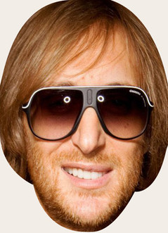 David Guetta celebrity Party Face Fancy Dress - Celebrity-Facemasks.com