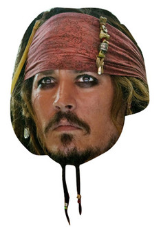 Johnny Depp Pirate celebrity Party Face Fancy Dress - Celebrity ...