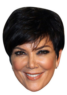 Kris jenner celebrity party face fancy dress - Celebrity-Facemasks.com