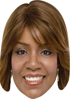 Gloria Gaynor celebrity Party Face Fancy Dress - Celebrity-Facemasks.com