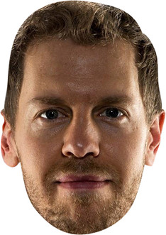 Sebastian Vettel celebrity Party Face Fancy Dress - Celebrity-Facemasks.com