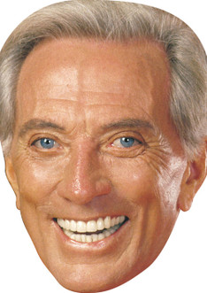 Andy williams tv celebrity party face fancy dress - Celebrity-Facemasks.com