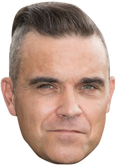 Robbie williams tv movie star celebrity party face fancy dress ...