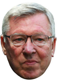 ALEX FERGUSON JB - Footballer Fancy Dress Cardboard Celebrity Face Mask ...