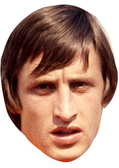JOHAN CRUYFF YOUNG JB - Footballer Fancy Dress Cardboard Celebrity Face ...
