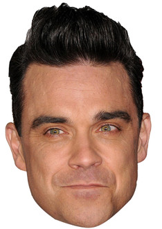 Robbie Williams 2020 Face Music Star celebrity Party Face Fancy Dress ...