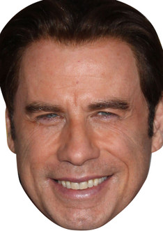 John Travolta Face Mask UK | Fancy Dress Party Mask | Celebrity Party Mask