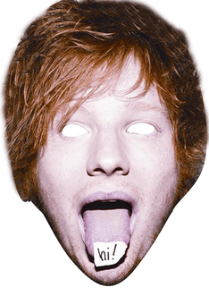 Ed Sheeran celebrity face mask Fancy Dress Face Mask 2021 - Celebrity ...