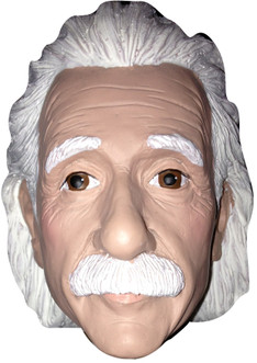 Einstein 2 Face Mask UK | Fancy Dress Party Mask | Historical Figure Mask