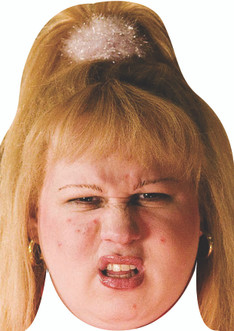 Vicky Pollard - Little Britain celebrity face mask Fancy Dress Face ...
