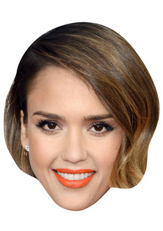 Jessica Alba celebrity face mask Fancy Dress Face Mask 2021 - Celebrity ...