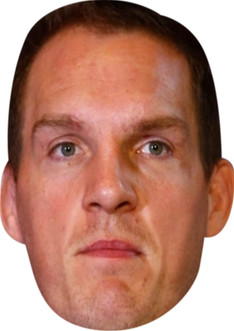 Gethin jenkins CARDBOARD celebrity face masks. Fancy dress masks ...