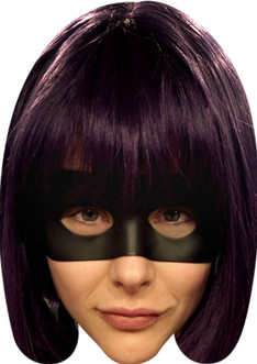 Hit girl CARDBOARD celebrity face masks. Fancy dress masks - Celebrity ...