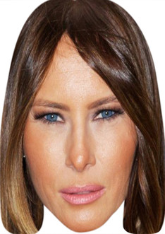 Melania trump CARDBOARD celebrity face masks. Fancy dress masks ...