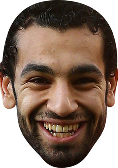 Mohamed salah CARDBOARD celebrity face masks. Fancy dress masks ...