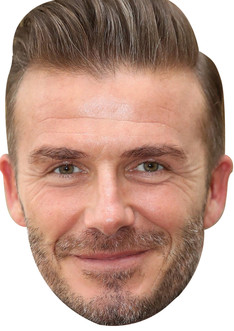 David Beckham Football Sensation celebrity face mask Fancy Dress Face ...
