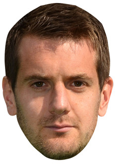 TOM HEATON JB - Footballer Fancy Dress Cardboard celebrity face mask ...