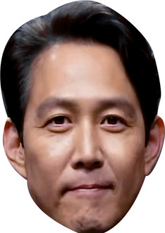 Lee Jung-jae Squid Game Celebrity Fancy Dress Cardboard face mask ...