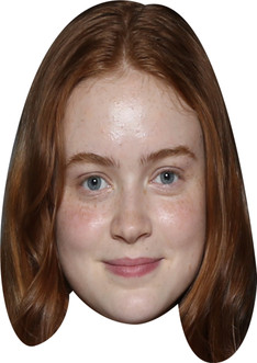 Sadie Sink Stranger Things Celebrity Fancy Dress Cardboard face mask ...