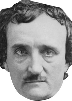 Edgar Alan Poe celebrity party face mask fancy dress - Celebrity ...